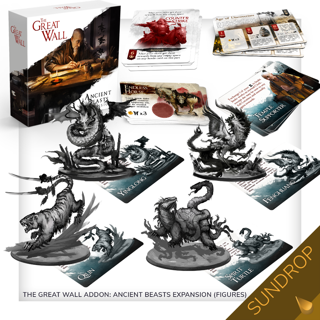 Great Wall Board Game by Awaken Realms - Ancient Beasts [miniature ... Great Wall Board Game by Awaken Realms - Ancient Beasts [miniature ...